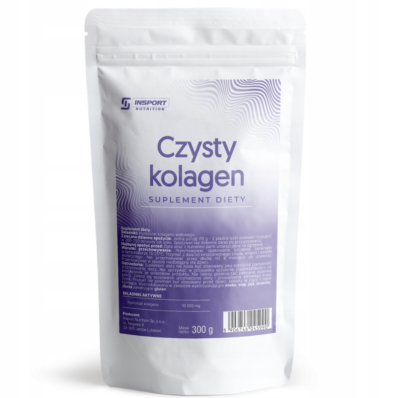 CZYSTY KOLAGEN 300g na STAWY Naturalny w proszku 10,000mg | INSPORT ... CZYSTY KOLAGEN 300g na STAWY Naturalny w proszku 10,000mg | INSPORT ...