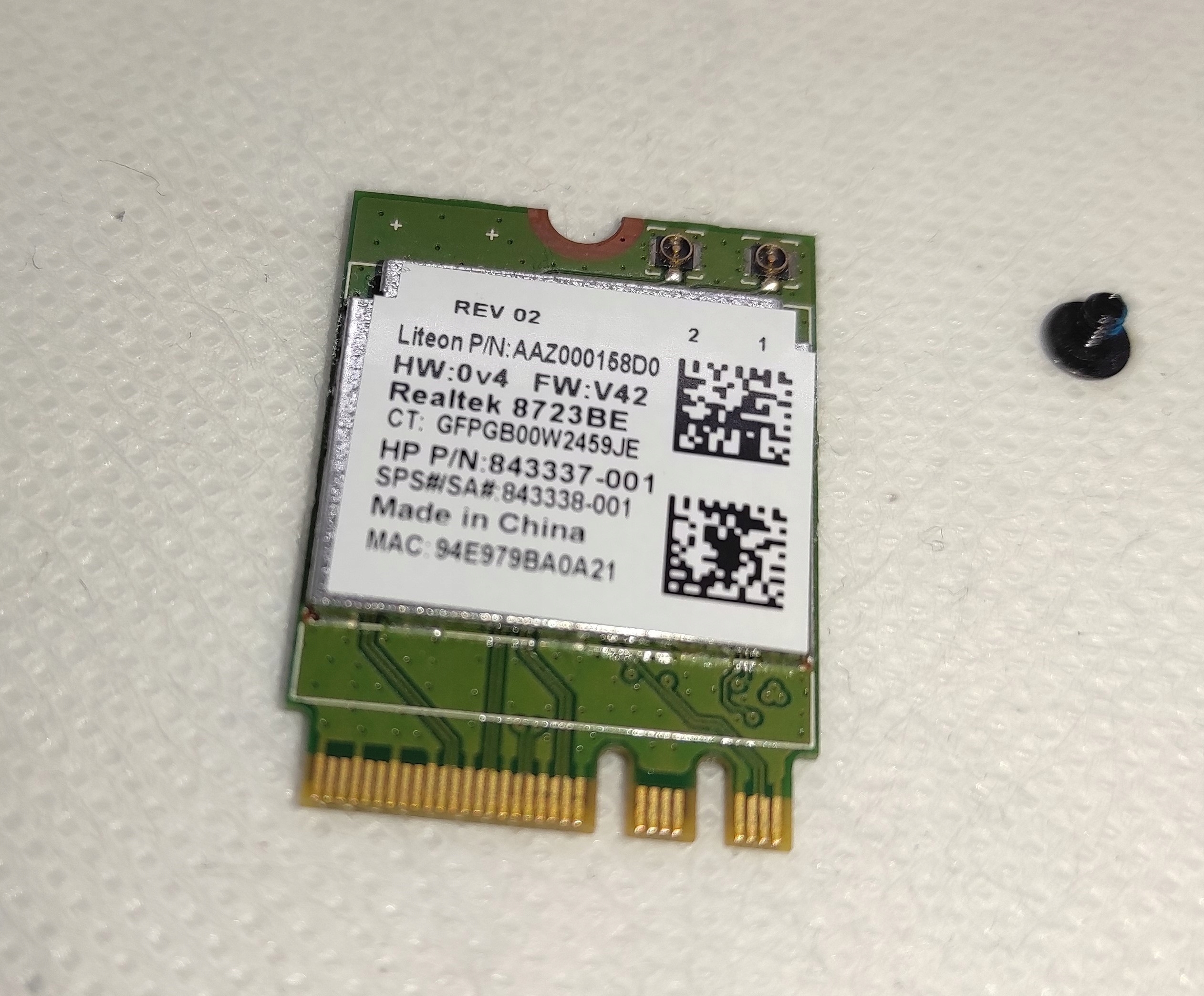 Karta Wi-Fi Realtek RTL8723BE do HP 15-ay testowana - Sklep, Opinie ...