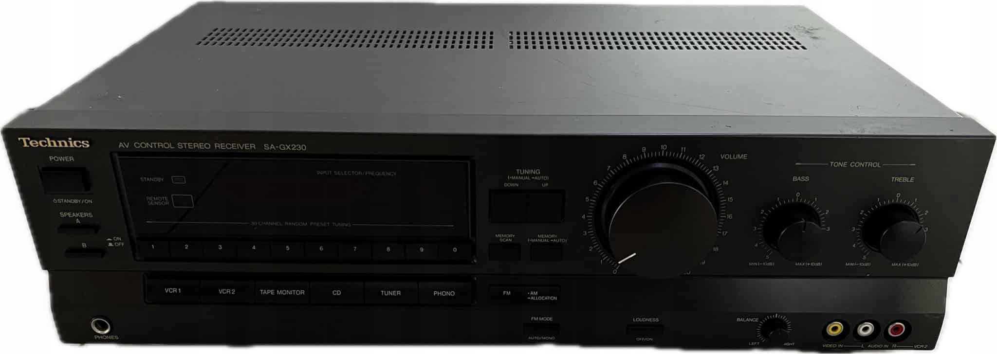 Amplituner TECHNICS SA-GX230 - Sklep, Opinie, Cena w Allegro