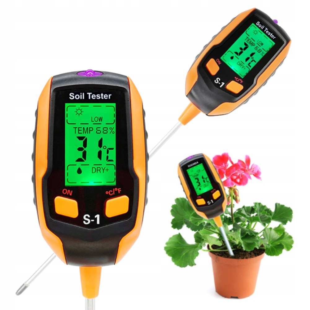 SOIL ACID METER 4in1 TESTER EARTH PH METER (RXHKB3043) • Cena, Opinie ...