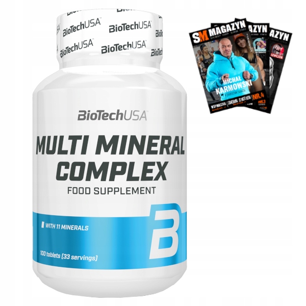 BIOTECH MULTI MINERAL COMPLEX 100 tabl MINERAŁY (5999076216703) • Cena ...