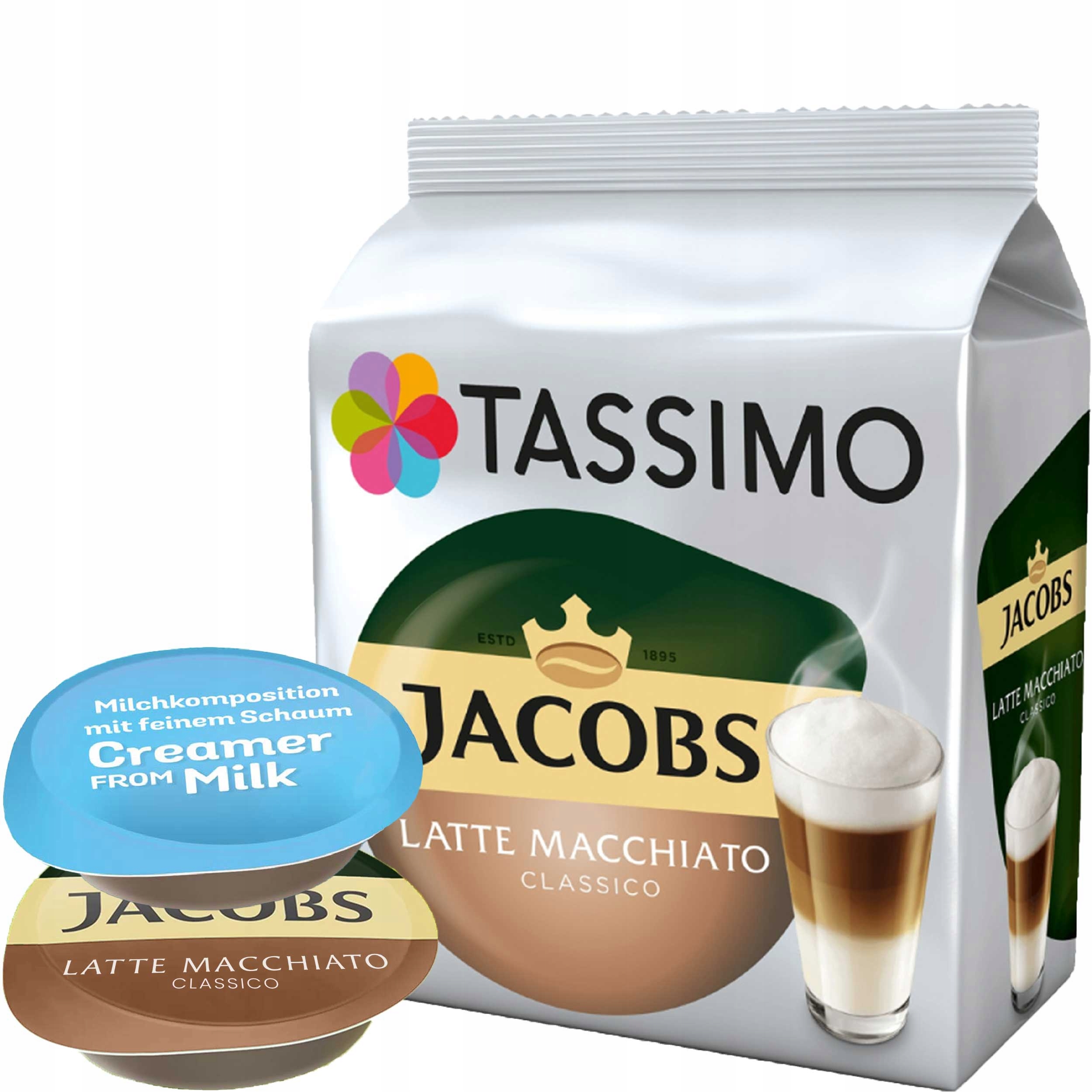 Kapsle pro Tassimo Jacobs Latte Macchiato Classico 16 ks - Allegro