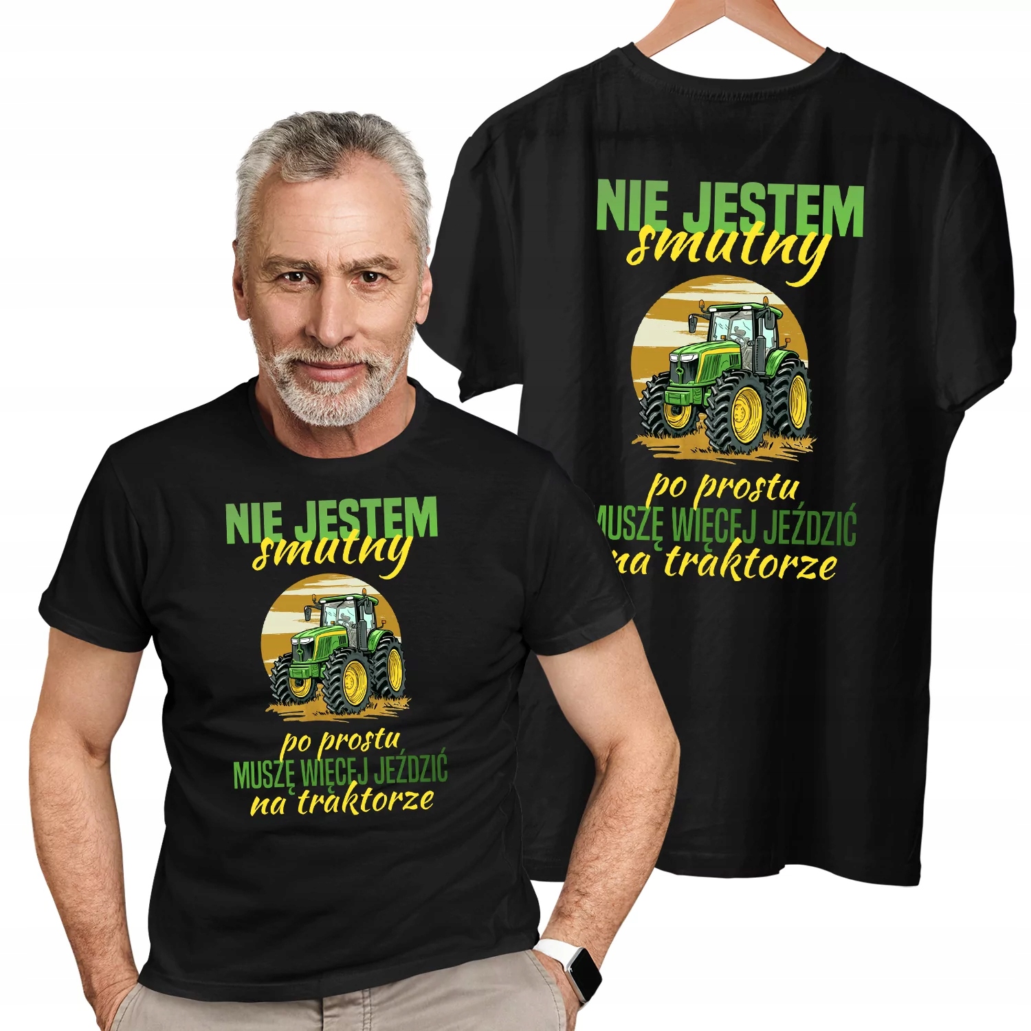 Muszę jezdzić na traktorze KOSZULKA PREZENT DLA ROLNIKA • Cena, Opinie • T-shirty 16266570514 ...