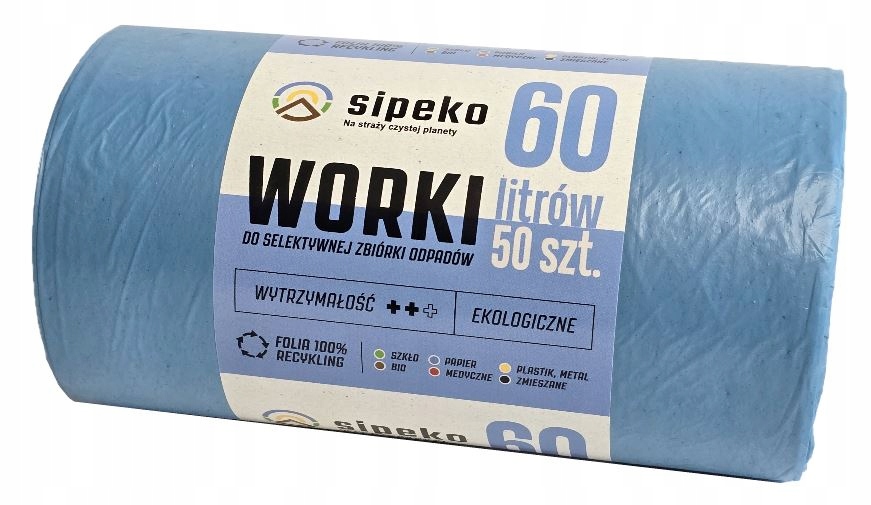 Kukazsák, kék, 60 literes, 50 darabos, (5902627071317) • Ár, Vélemények ...