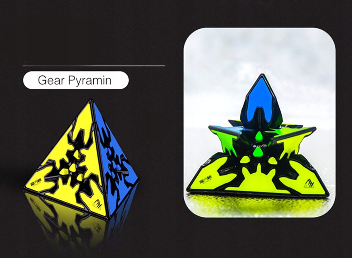 QiYi Gear Pyraminx cube – magicube.com.pl
