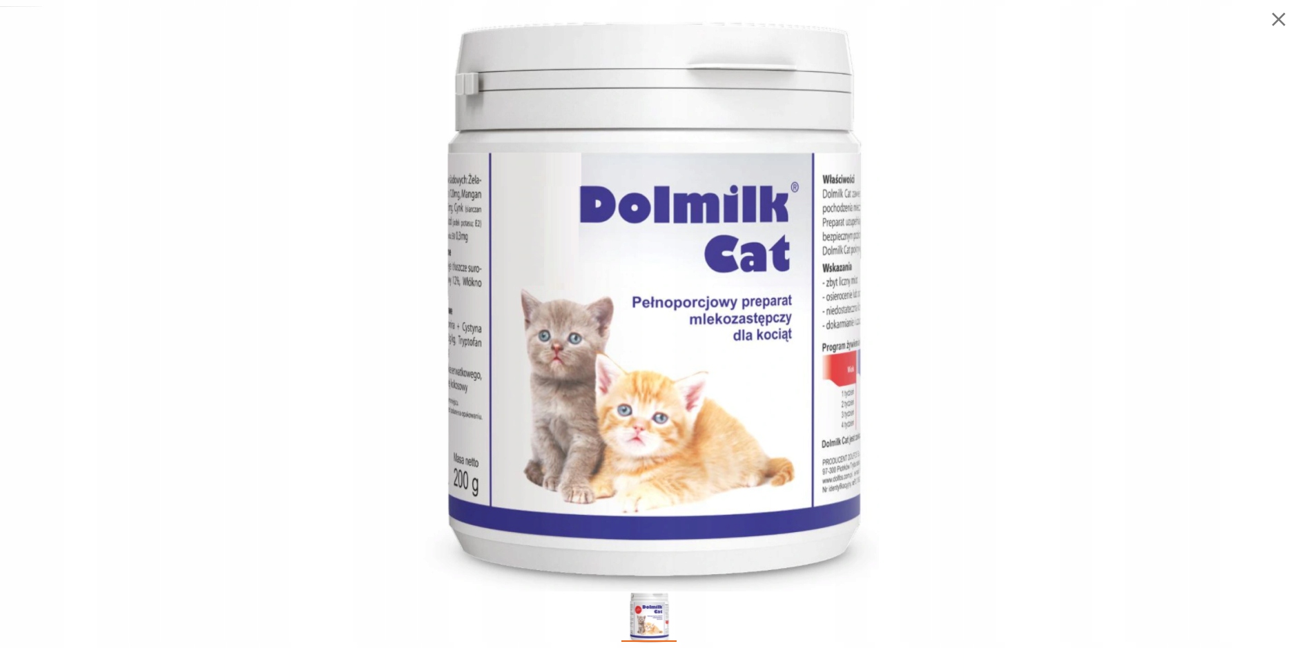 DOLFOS DOLMILK CAT 200 g (5903772191646) • Cena, Opinie • Suplementy dla psów i kotów ...