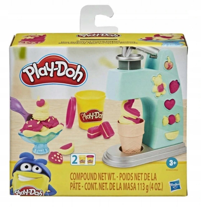 ZESTAW PLAY DOH CIASTOLINA MINI LODZIARNIA HASBRO (5010993861224 ...