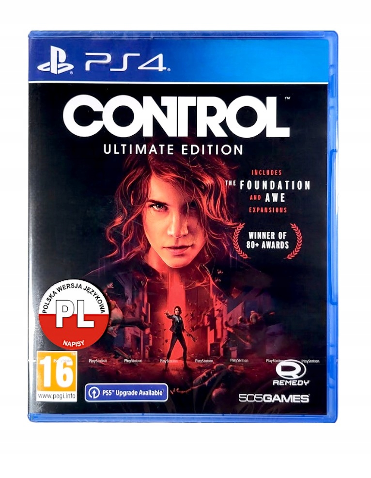 CONTROL ULTIMATE EDITION PS4 / PS5 / HRA NA ALBU / POLSKÉ TITULKY ...