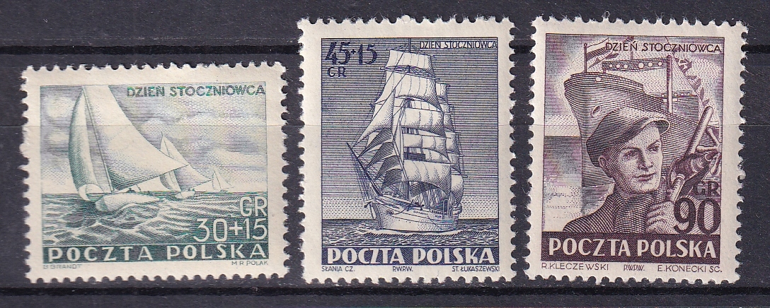 Fi 616-618, stan **, 1952r. D3983 • Cena, Opinie • 1951 - 1960 ...