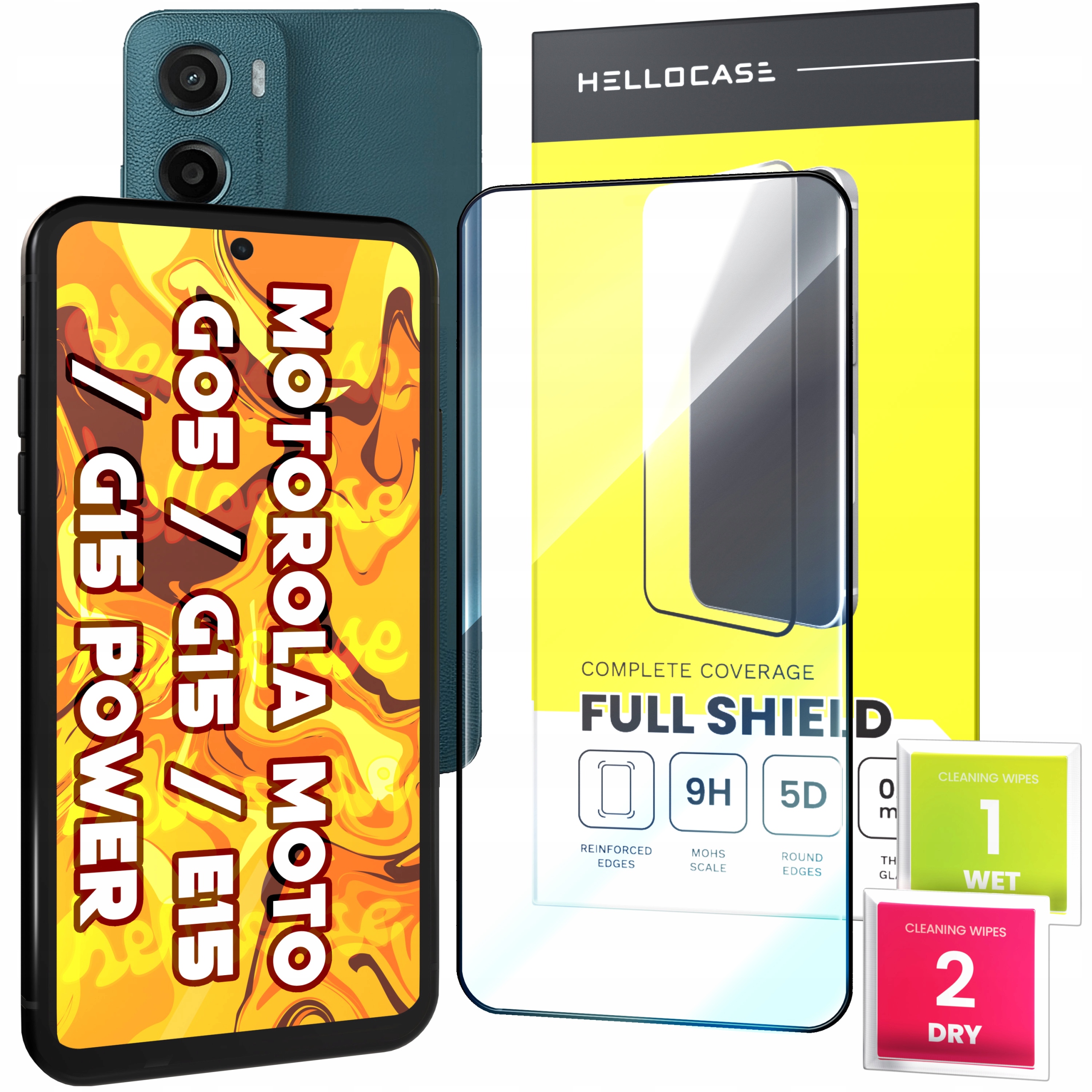 Tvrzené sklo pro Motorola Moto G05 / G15 / E15 / G15 Power (Hello, Case ...