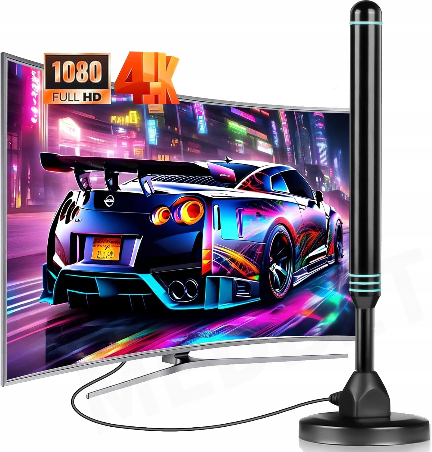 MOCNA METALOWA ANTENA ZE WZMACNIACZEM DO TELEWIZJI NAZIEMNEJ DVB-T2 I RADIA - Sklep, Opinie ...