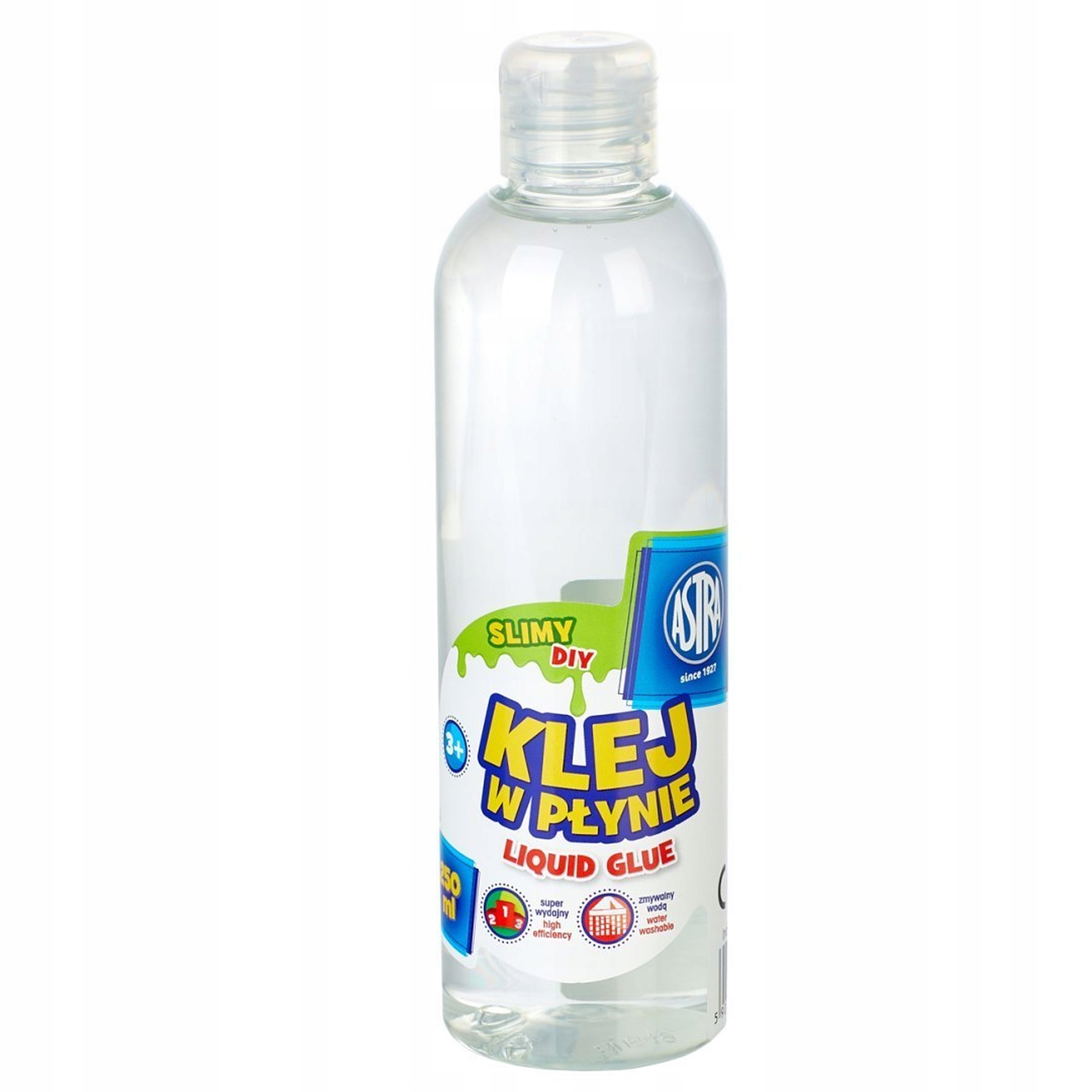 KLEJ W PŁYNIE TRANSPARENTNY SLIME DIY 250ml ASTRA (5901137125978) • Cena, Opinie • Kleje ...