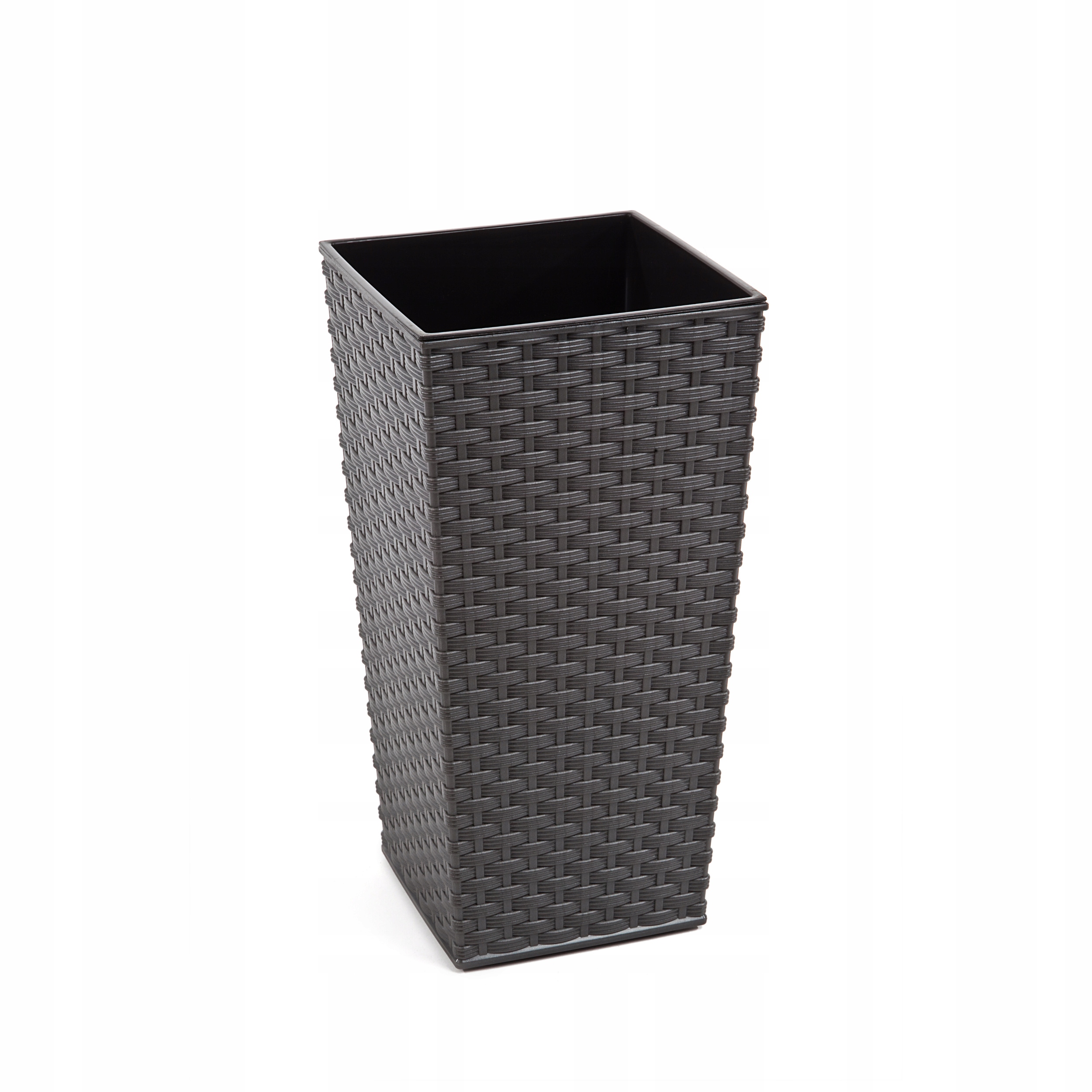 Doniczka tworzywo sztuczne szary Lamela 25 cm x 25 x 46,5 cm (5900119505739) • Cena, Opinie ...