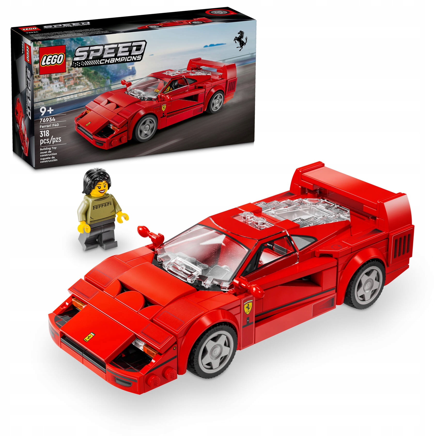 LEGO Speed Champions Supersamochód Sportowy Ferrari F40 76934 (5702017719702) • Cena, Opinie ...