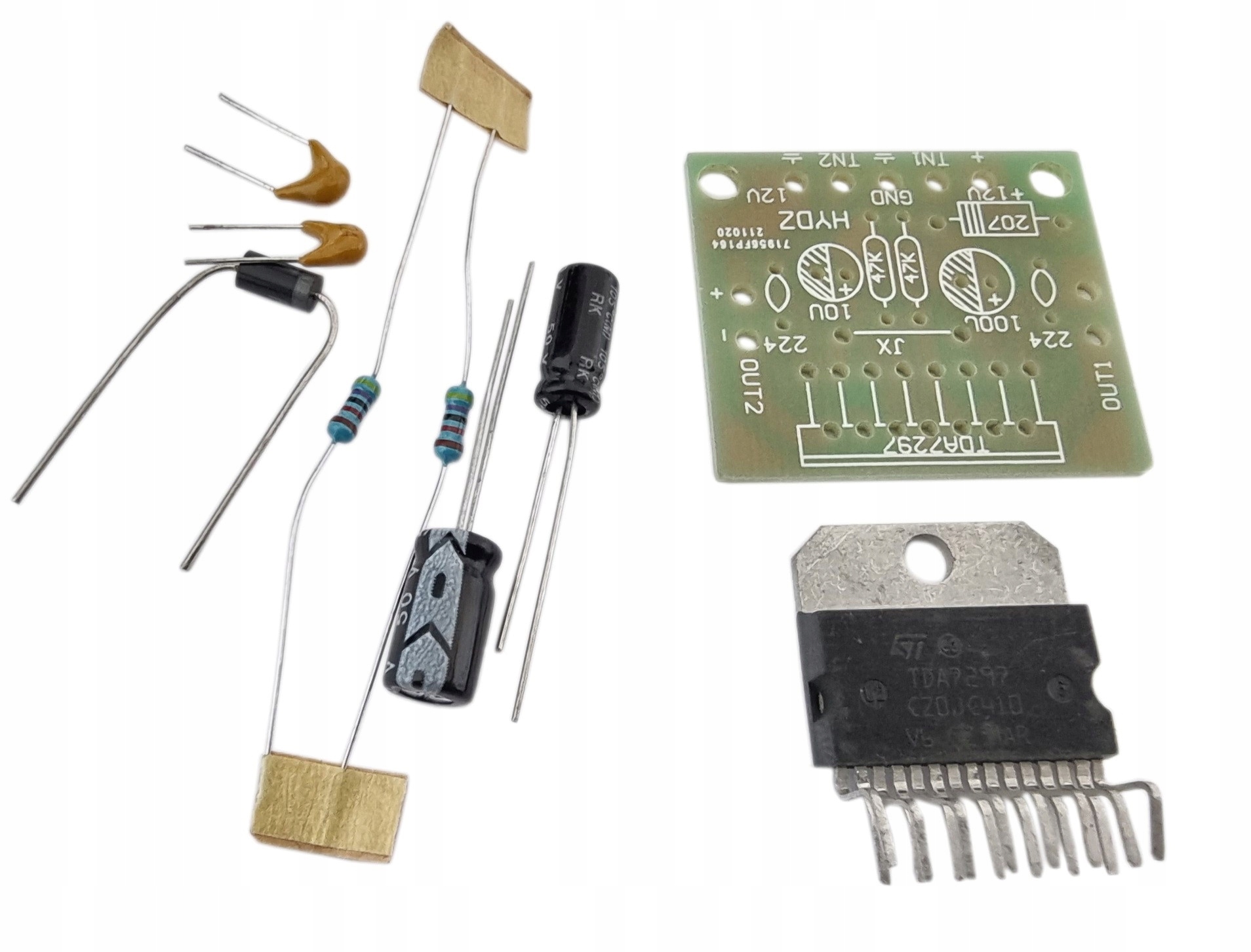 Wzmacniacz audio mini 2x15W TDA7297 KIT do sam. M. - Sklep, Opinie ...