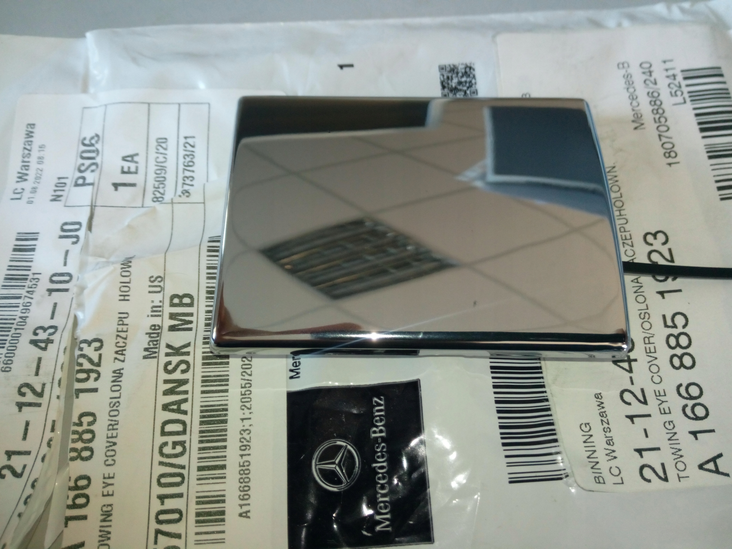 ZAŚLEPKA ZDERZAKA MERCEDES ML W166 A1668851501 ORYG.* za 175.63PLN z ...