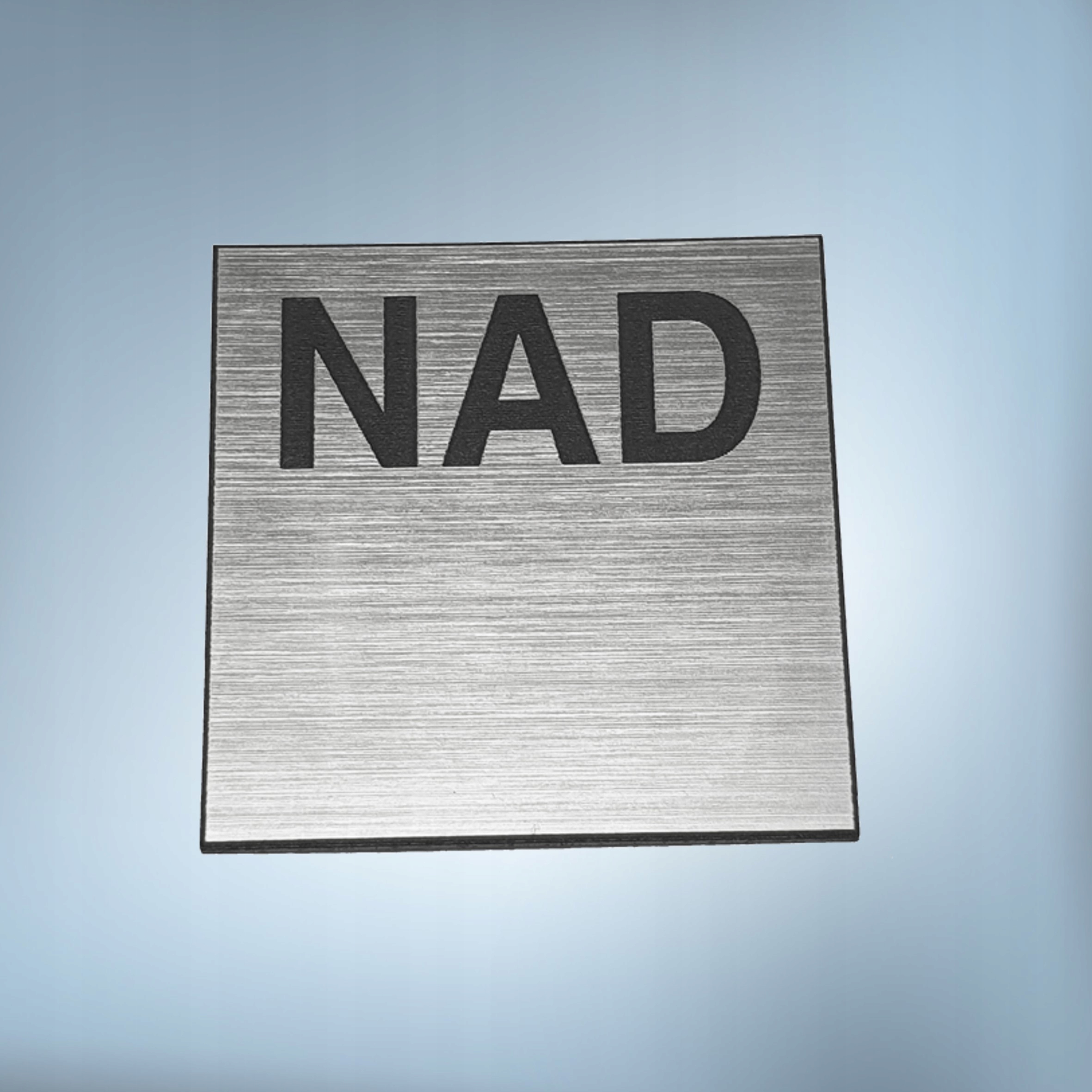 NAD 20x20mm srebrny Emblemat Naklejka Logo Symbol Nalepka Sticker w ...