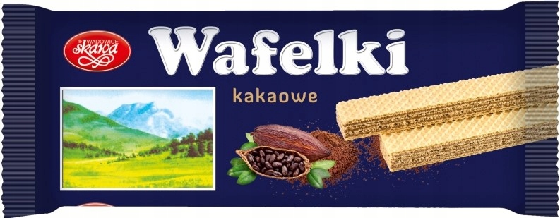 WAFELKI kakaowe Skawa 80 g | WAFLE z KREMEM kakaowym (5902978060664 ... WAFELKI kakaowe Skawa 80 g | WAFLE z KREMEM kakaowym (5902978060664 ...