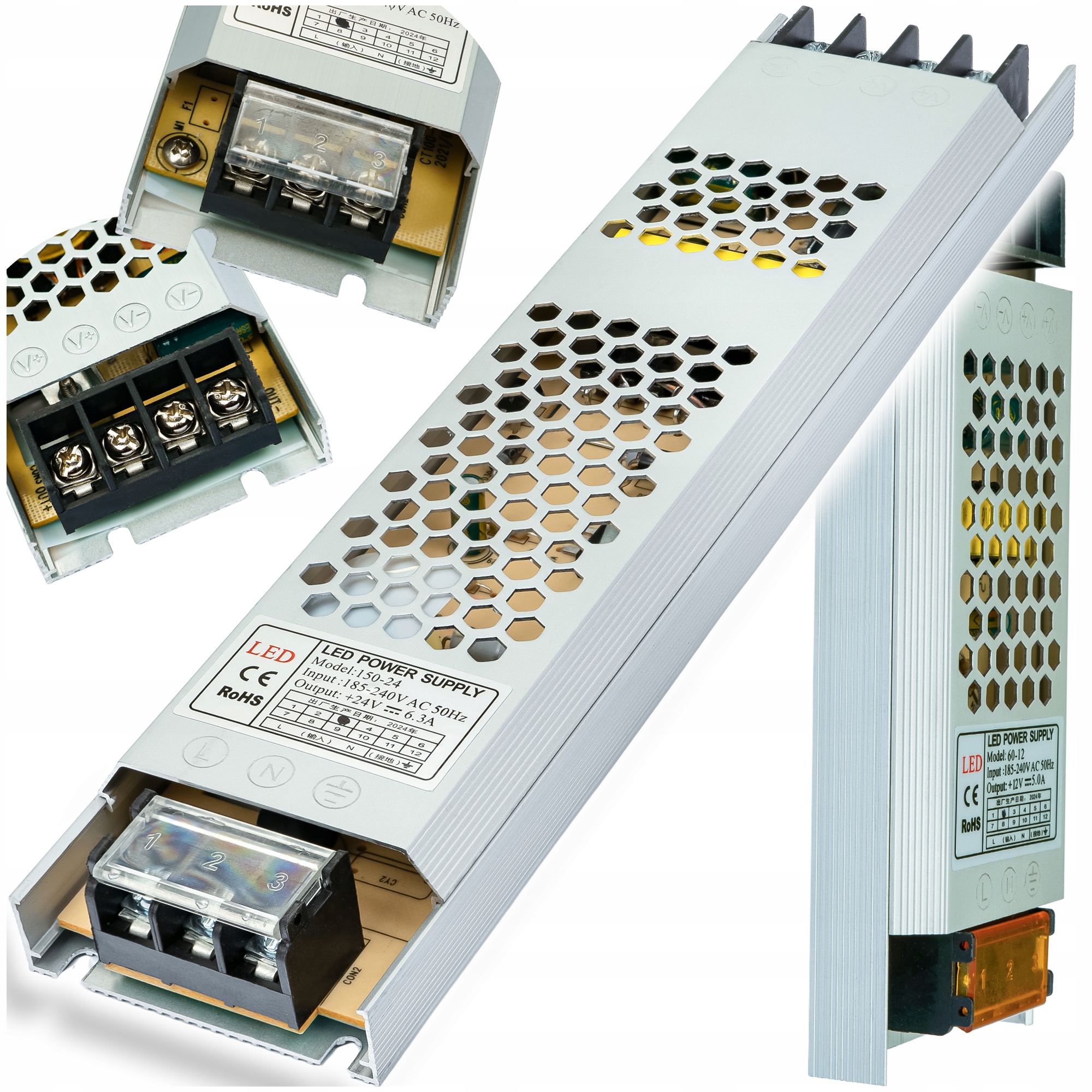 Zasilacz do taśm LED leaderLED 24 V 150 W 6,25 A slim (5905937302164) • Cena, Opinie • Akcesoria ...