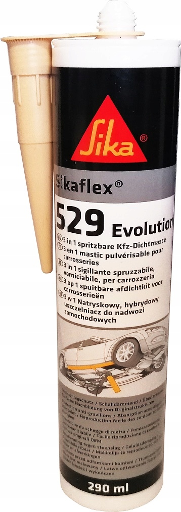 SIKA SIKAFLEX 529 EVOLUTION MASA NATRYSKOWA BEŻOWA 7612895585338 za 68.34PLN z Meszna - Allegro ...