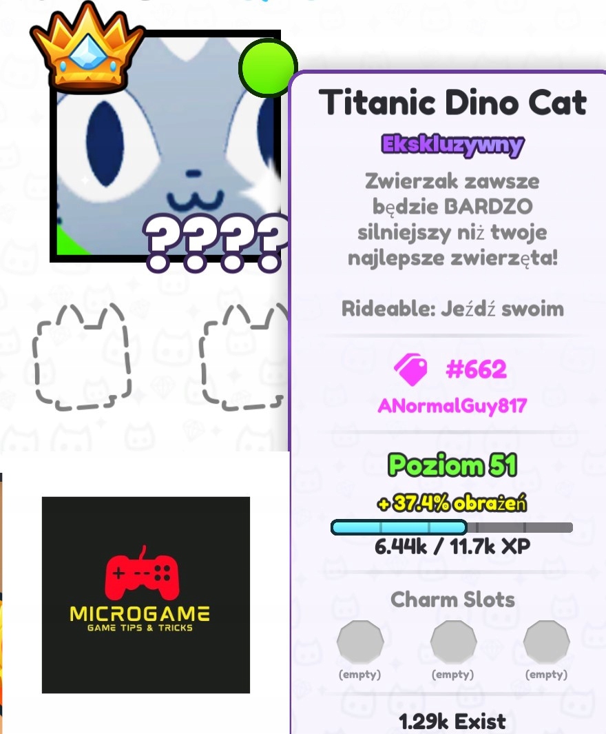 Pet Simulator 99 Titanic Pet - Niska cena na Allegro.pl