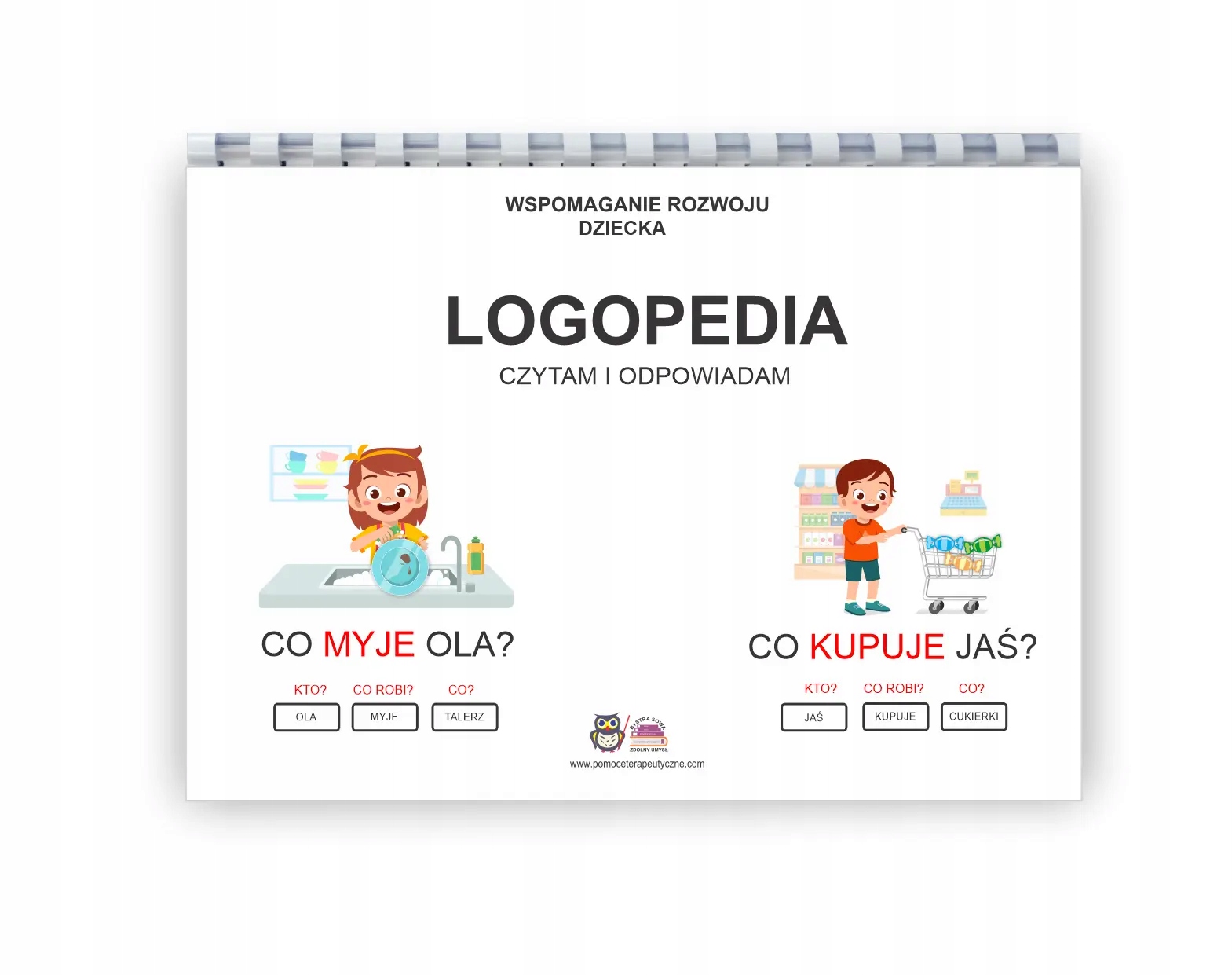 Logopedia Czytam i Odpowiadam BUDOWANIE ZDAŃ rzep (13897363687 ...