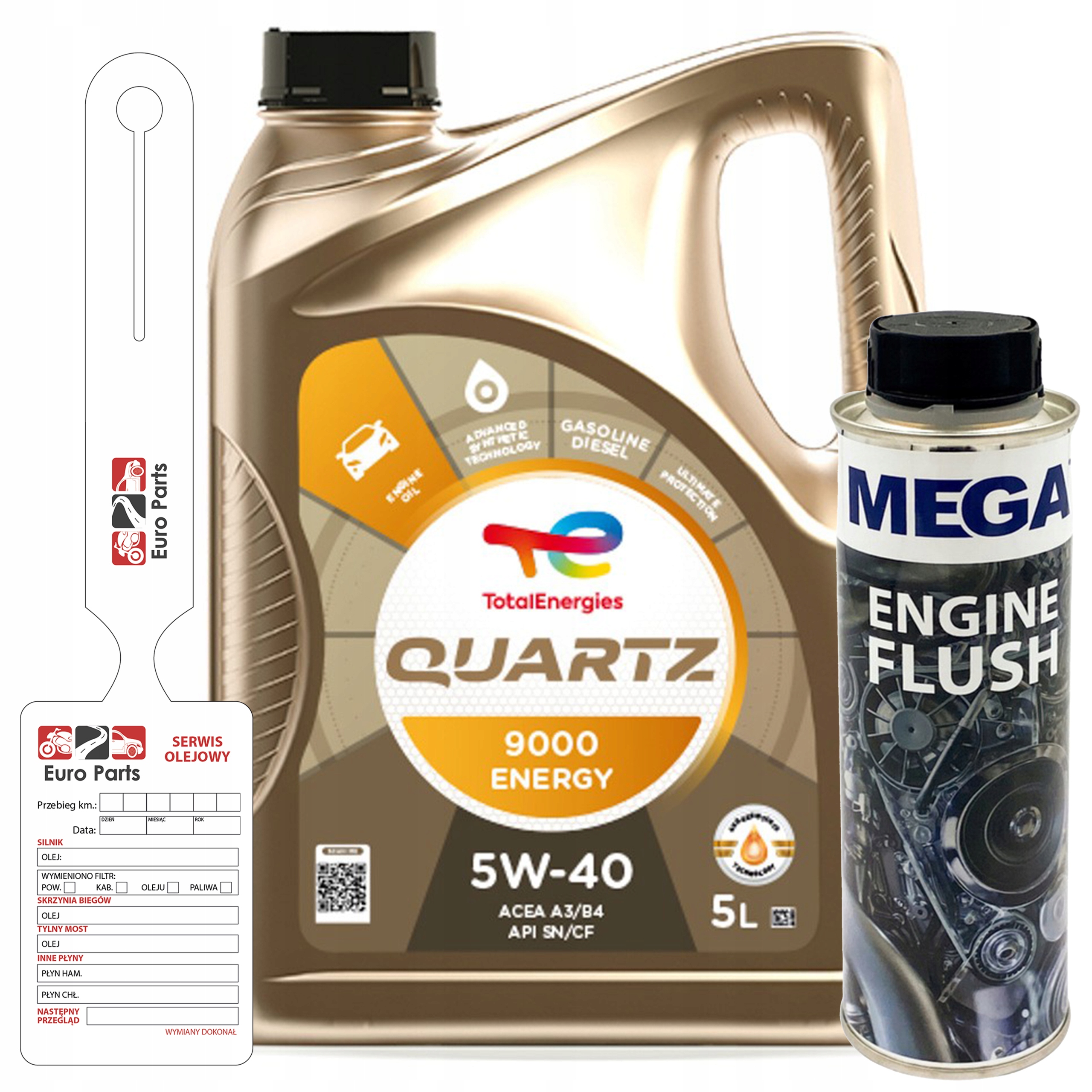 TotalEnergies Olej silnikowy Quartz 9000 Energy 5W40 5 L 3425901107035 za 155.00PLN z Banino ...