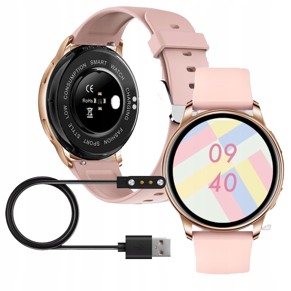 ZEGAREK DAMSKI SMARTWATCH 1,32 CALA AMOLED PL WODOODPORNY ROZMOW - Sklep, Opinie, Cena w Allegro