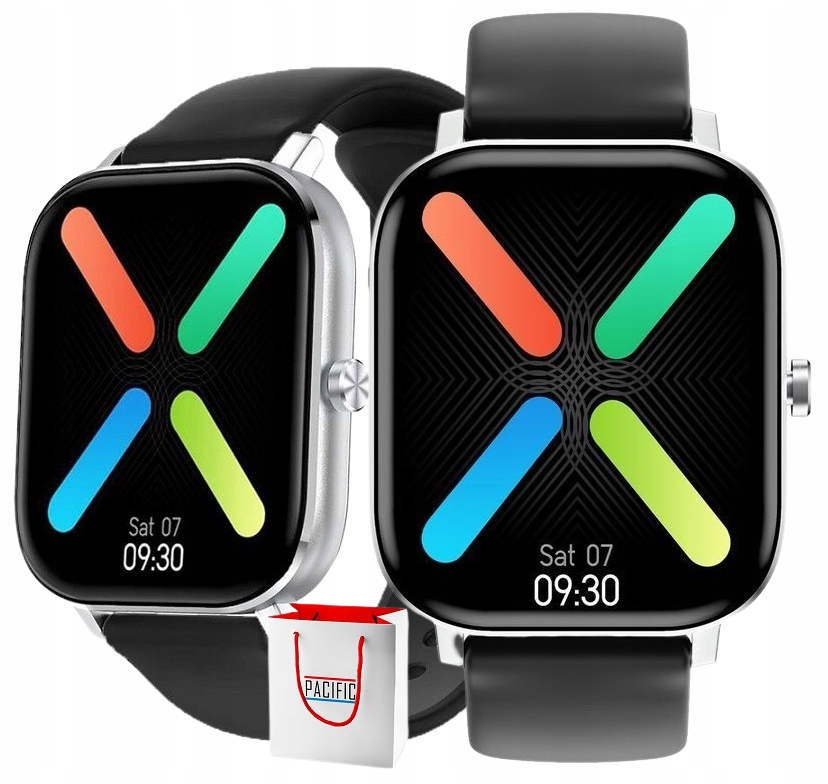 SMARTWATCH DAMSKI ROZMOWY PULS KROKI SMS PL+GRAWER (5904305676616 ...