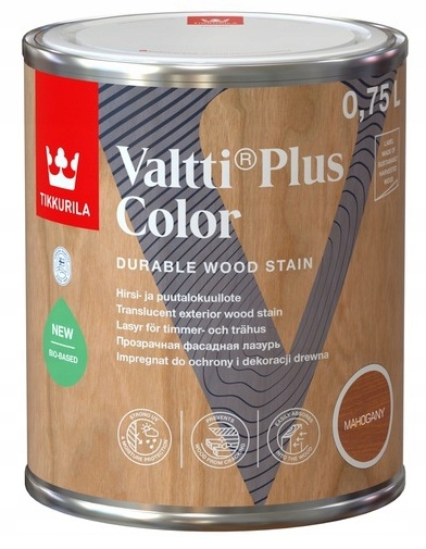 FARBA IMPREGNAT TIKKURILA VALTTI PLUS COLOR MAHOGA (710014872) • Cena ...