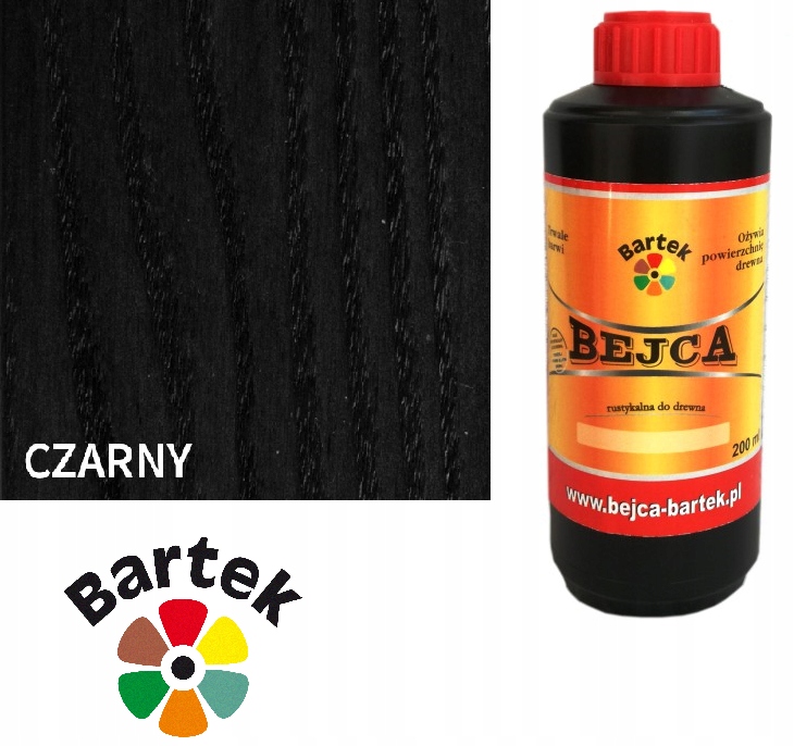 BEJCA DO DREWNA RUSTYKALNA BARTEK 0,2L CZARNA • 12,09 zł • Bejce ...