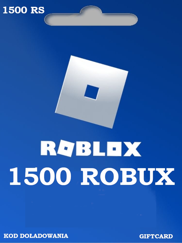 KARTA KOD GIFTCARD ROBUX ROBLOX 1500 RS 18043438301 - Sklepy, Opinie ...