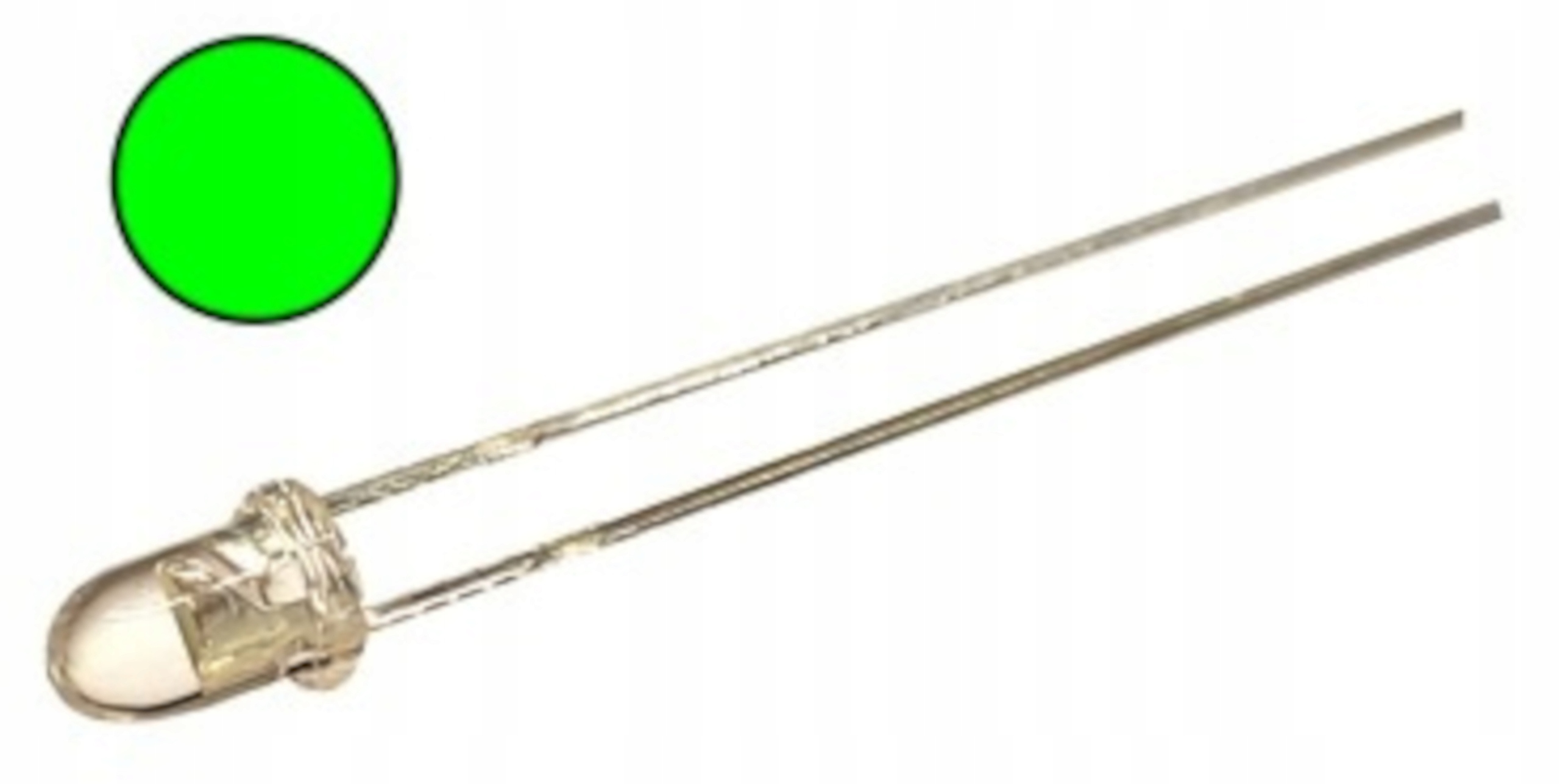 DIODA ZIELONA 3MM 12V LED WBUDOWANY REZYSTOR 5904673769583 za 3.20PLN z Wieliczka - Allegro ...