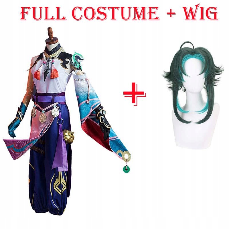Cosplay Hra Genshin Impact Xiao kostýmy Anime rys za 2291 Kč - Allegro