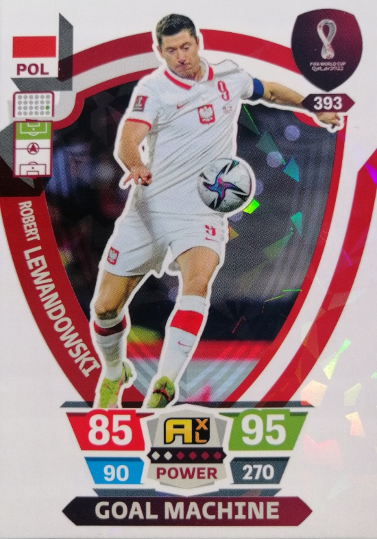 WORLD CUP QATAR 2022 GOAL MACHINE 393 LEWANDOWSKI - 12498534098 - Allegro
