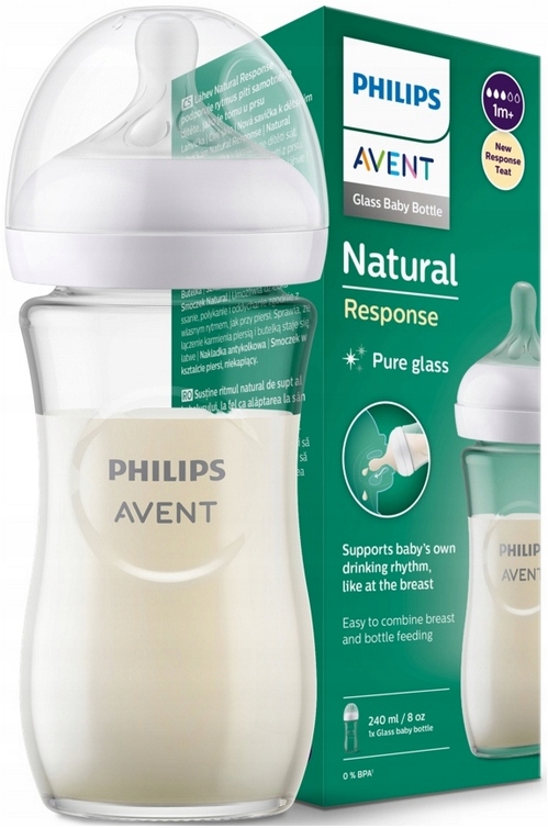 PHILIPS AVENT BUTELKA ANTYKOLKOWA NATURAL RESPONSE 240ml (8710103990772) • Cena, Opinie ...
