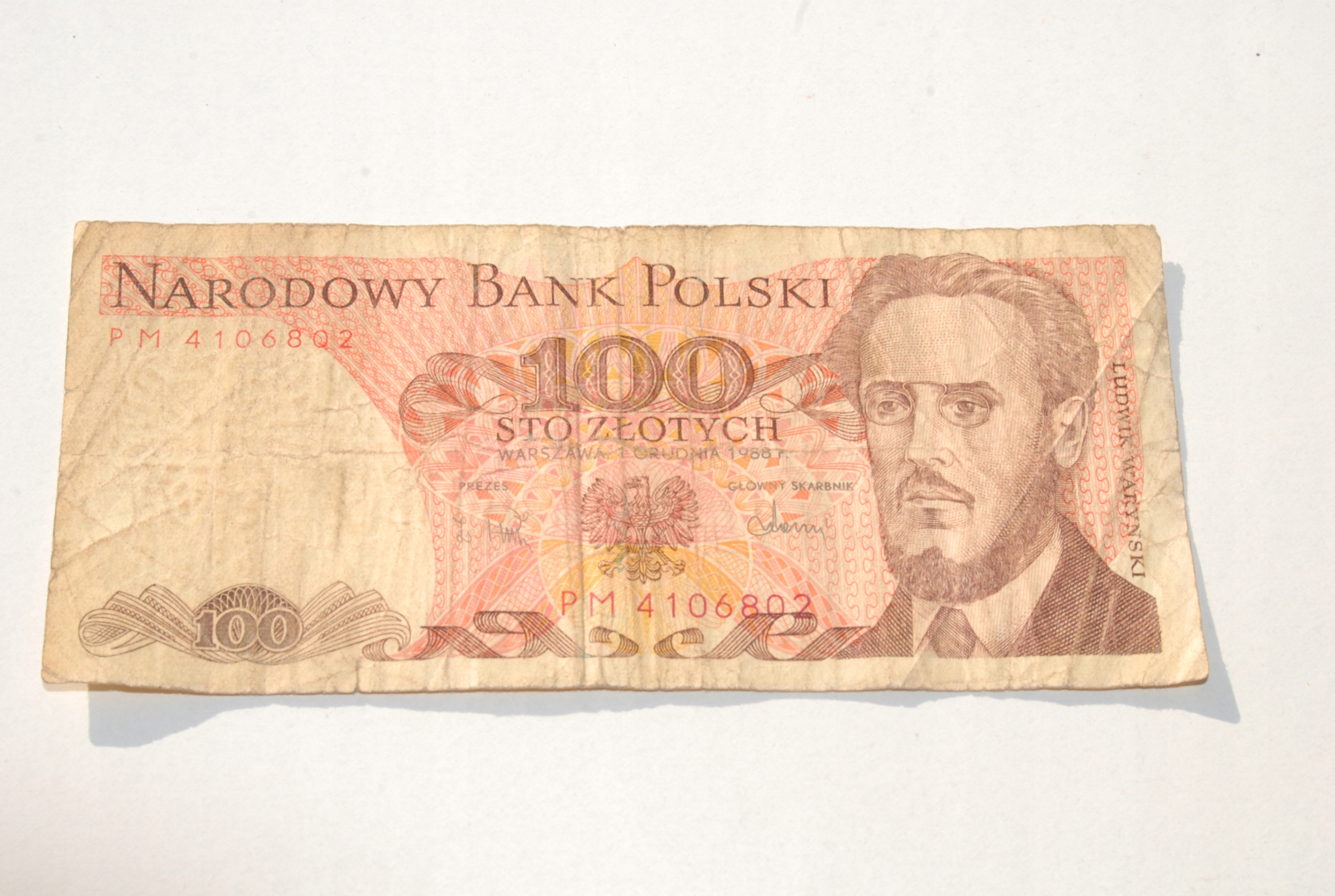 Stary banknot 100 złotych Waryński 1988 antyk 14803406119 - Allegro.pl Stary banknot 100 złotych Waryński 1988 antyk 14803406119 - Allegro.pl