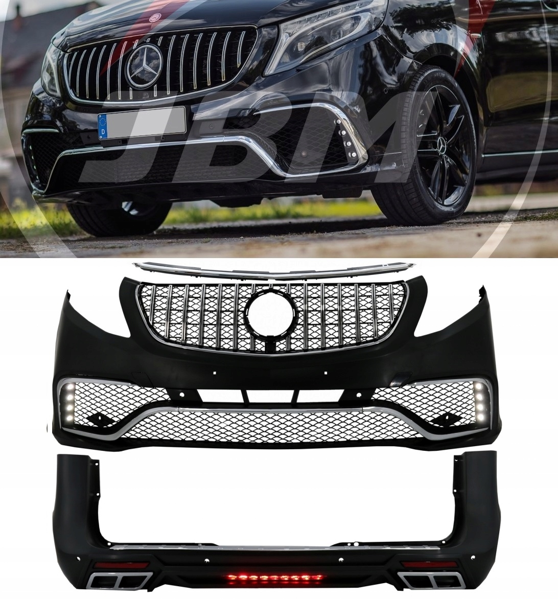 BKMW447AMG - Передний бампер обвес MERCEDES V класс W447 AMG купить на ...