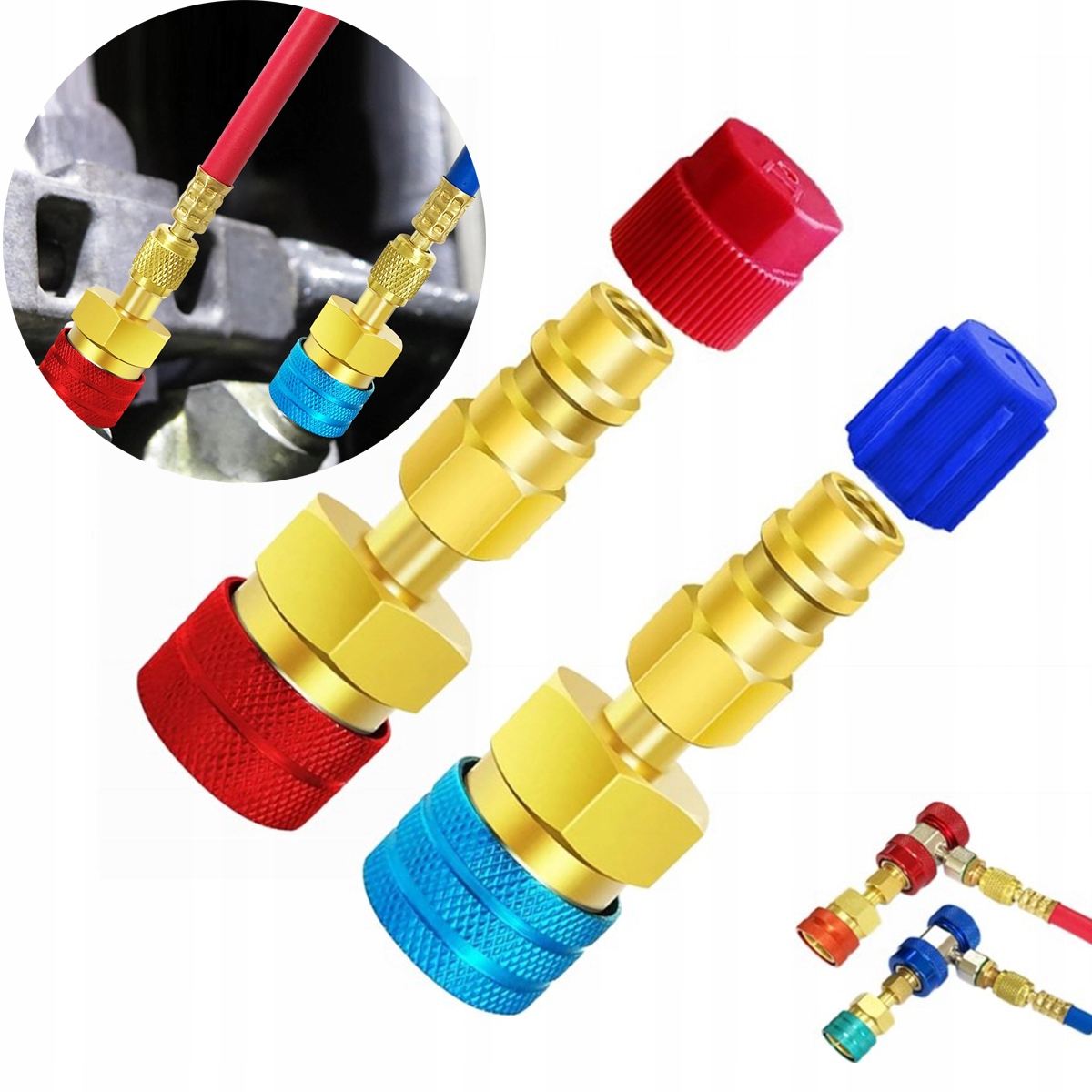 ADAPTER HP/LP DO NAPEŁNIANIA KLIMATYZACJI R1234YF DO R134A 0062135742170 za 83.90PLN z ...