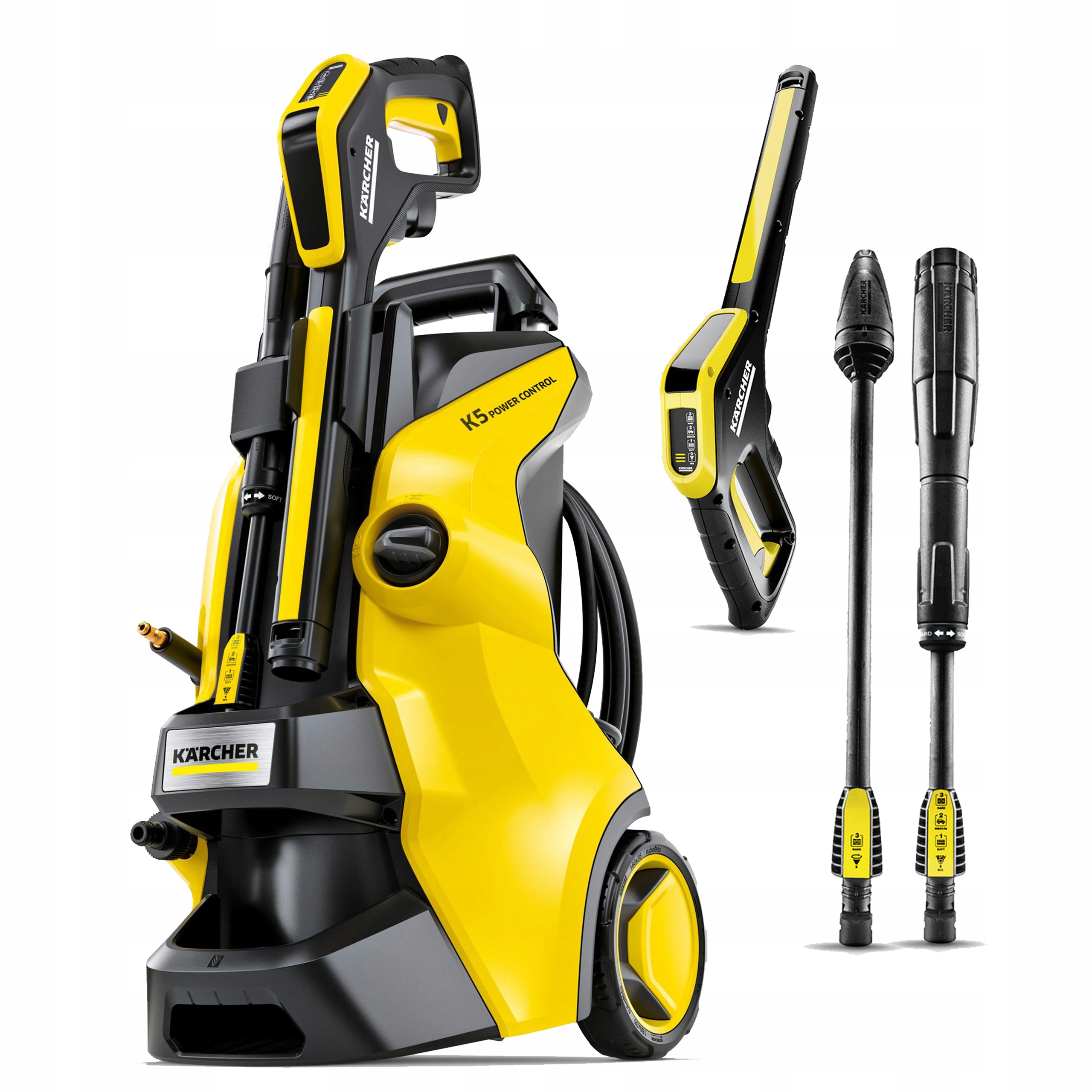 POTĘŻNA MYJKA CIŚNIENIOWA KARCHER K5 POWER CONTROL MOC 2500W NOWY MODEL XXL (1.324-554.0) • Cena ...