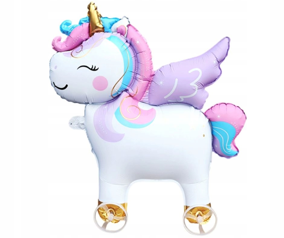 Fólia lufi, Egyszarvú kerekeken, 49*24*54 cm, (5902806310398) • Ár ...