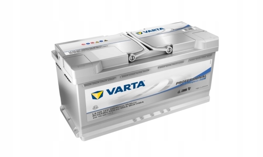 Varta DeepCycle AGM 105Ah 950A Magazyn Energii 4016987142745 za 1059.00PLN z Kraków - Allegro ...