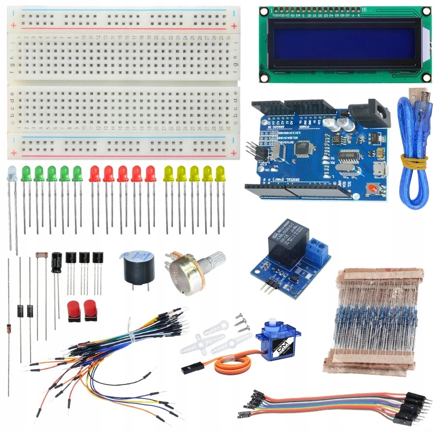Pre programovanie a kódovanie Hadex Arduino UNO R3, Basic Kit - Allegro