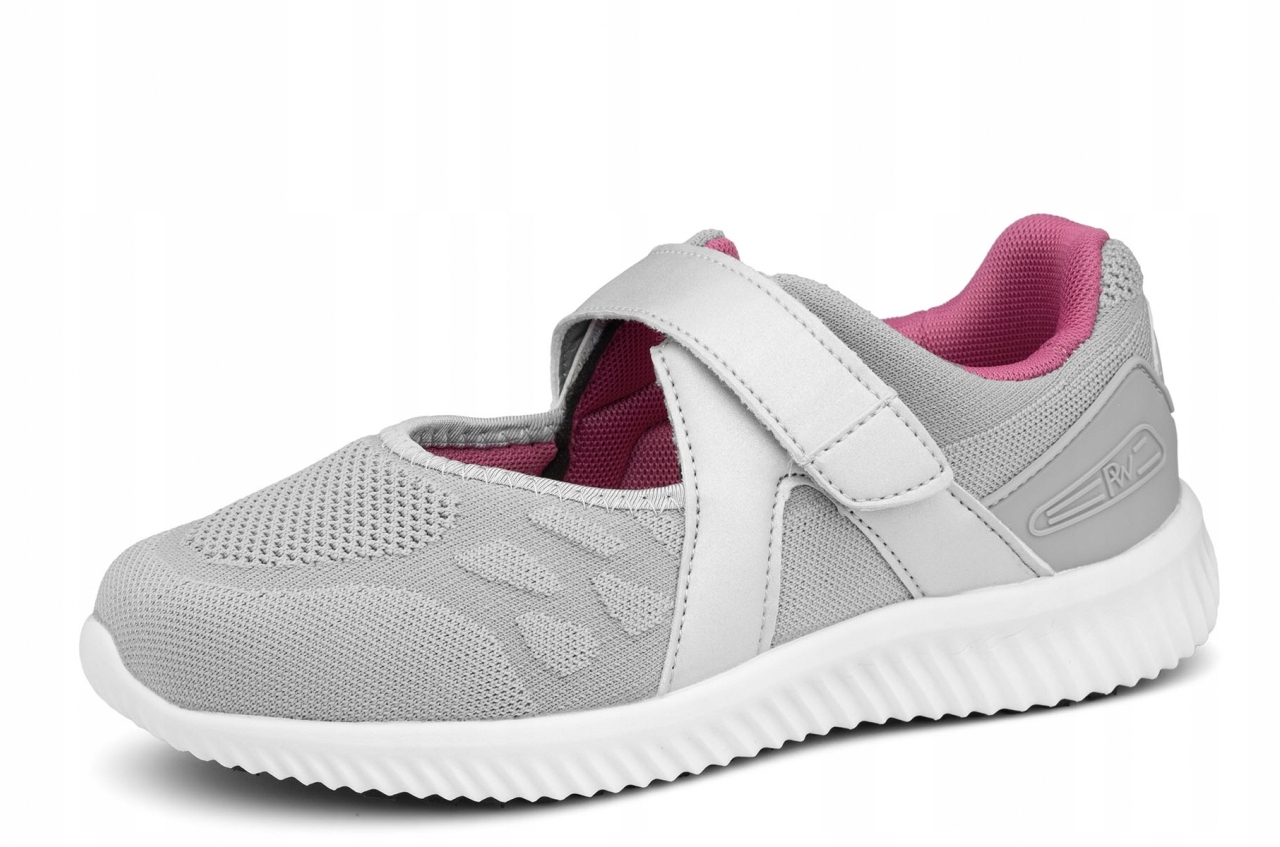 PodoWell Valba Gris tęgość K szerokie damskie buty szare wiosna lato 36 ...