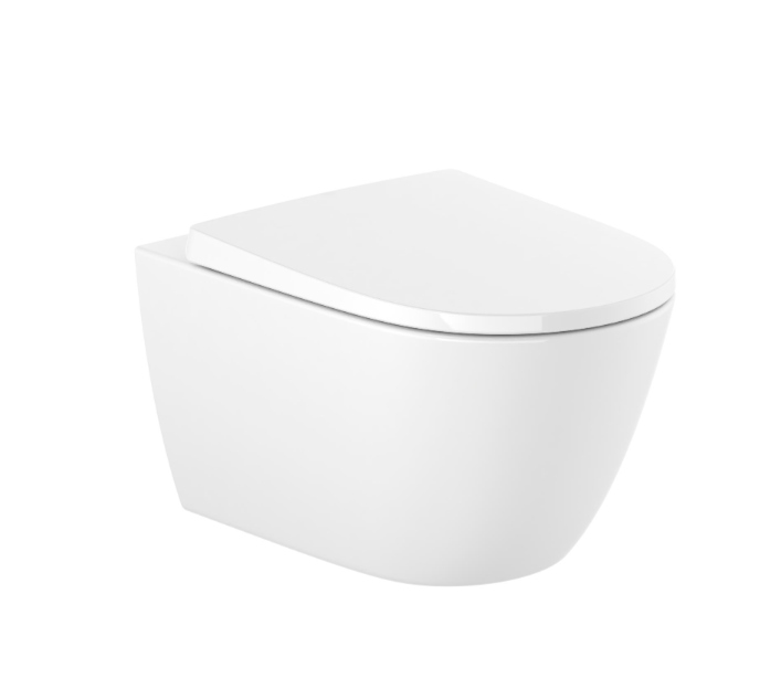 Roca ONA Rimless Vortex Misk WC z Deską Spłukiwanie Wirowe 53 cm (8433290903768) • Cena, Opinie ...