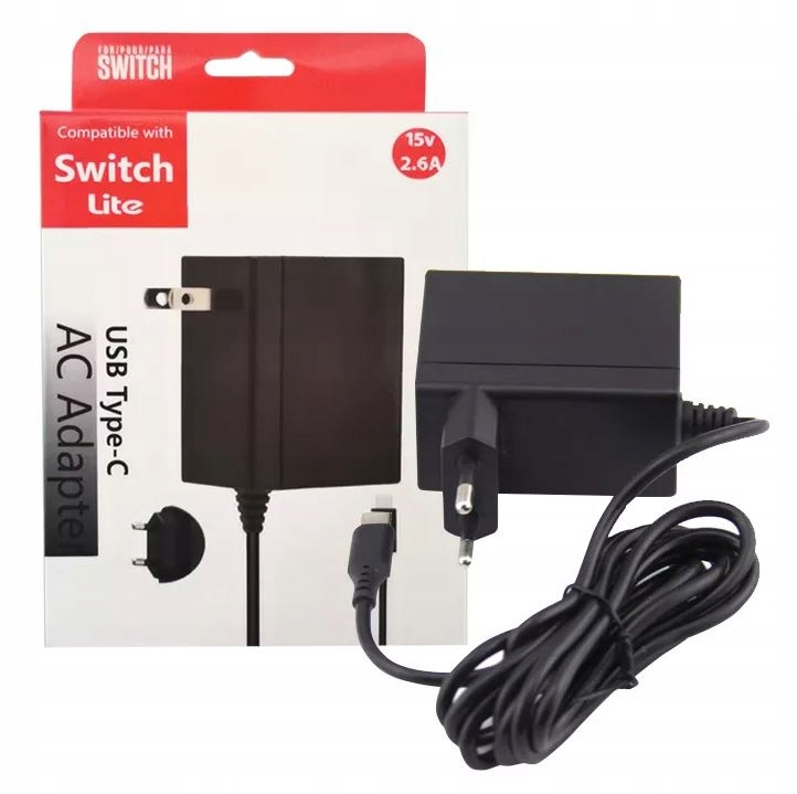 Ładowarka Sieciowa Typ-C do Nintendo Switch 2.6A - Sklep, Opinie, Cena w Allegro