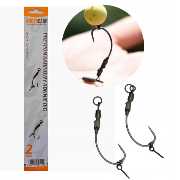 UNDERCARP PRZYPON KARPIOWY RONNIE RIG 4 GOTOWY - ZESTAW - UC300 - 15002673332 - Allegro.pl