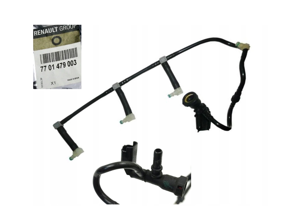PRZEWÓD PRZELEWOWY RENAULT, DACIA 1.5DCI 01- oryg 7701479003 za 259 zł ...