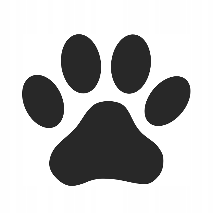 ŁAPKA PSA - Naklejka na auto wlepka samochód 10 cm za 9.90PLN z ...