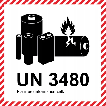 Naklejka Adr Un3480 Un3481 - Niska cena na Allegro.pl